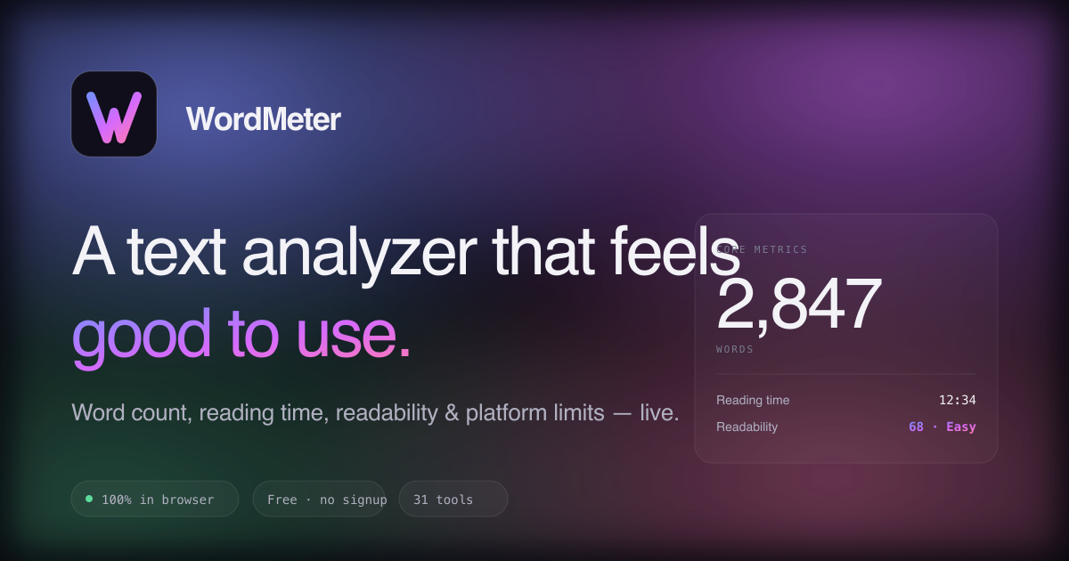 Syllable Counter - Count Syllables in Words, Poems & Haiku | WordMeter